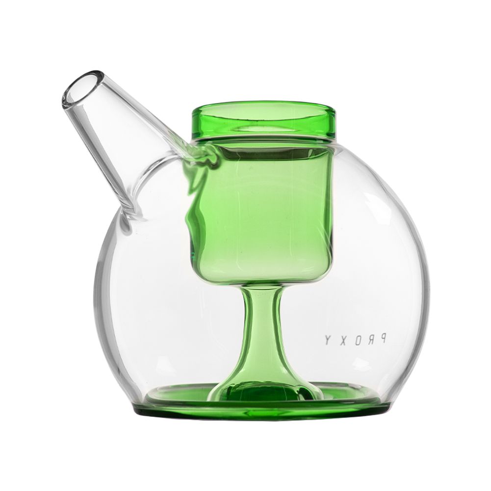 Puffco Proxy Ripple Glass Bubbler Attachment - Sage Green – Beachside