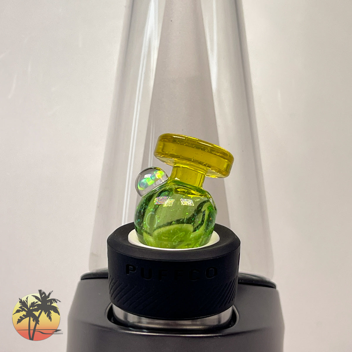 MGD - Portland Green Opal & CFL Puffco Peak Pro Bubble Cap – Beachside