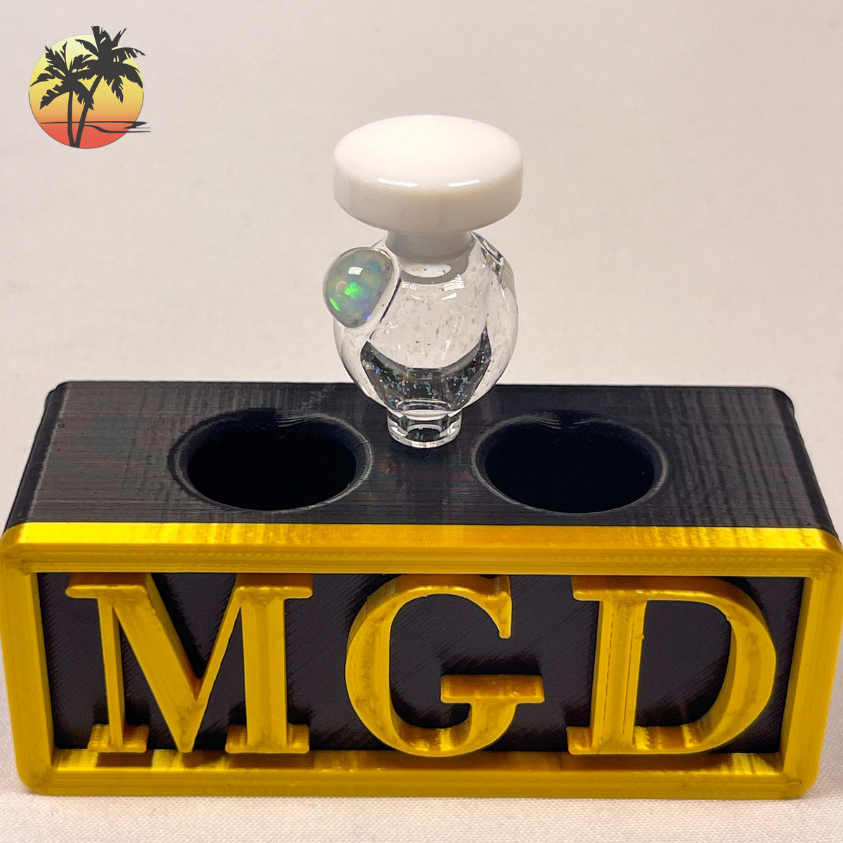 MGD - Lotus White Opal Puffco Peak Pro Bubble Cap – Beachside